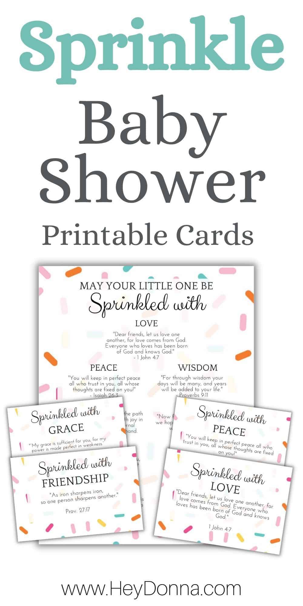 Sprinkled with Love Baby Shower plus Free Printable - Hey, Donna!