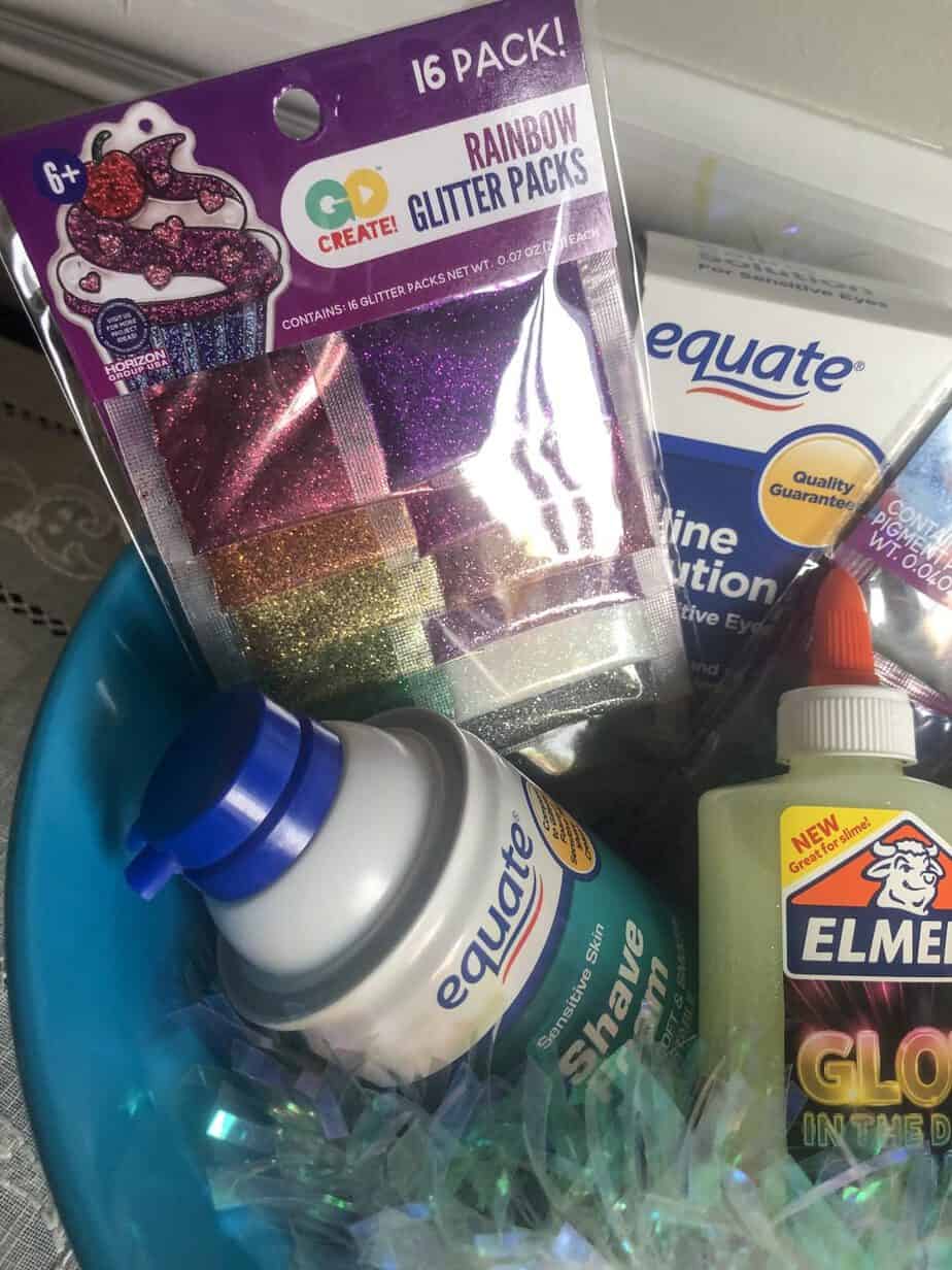 Slime Gift Basket for Kids Including 3 Slime Recipes - Hey, Donna!