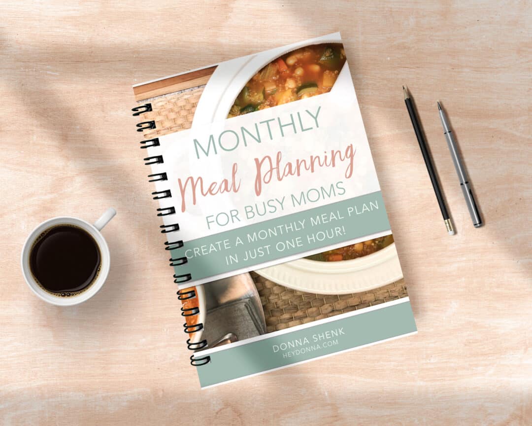 Monthly Meal Planning Workbook - Hey, Donna!