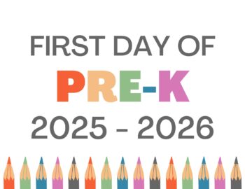 Free printable First Day of School Signs 2025-2026 - Free PDF