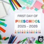 Free printable First Day of School Signs 2025-2026 - Free PDF